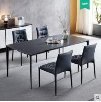 China Nordic Light Luxury Minimalist Marble Dining Table Scratch Resistant for sale