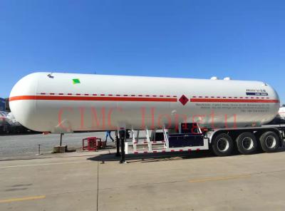 China lpg gas tank tanker trucks semi trailer price for sale in morocco for sale