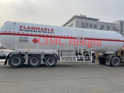 China 3 axle lpg gas tank bowser road tanker truck trailer for sale for sale