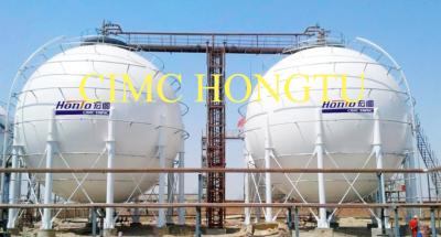 China ASME 2500 tons Spherical Tanks 5000m3 Propane lpg gas tank for zimbabwe for sale