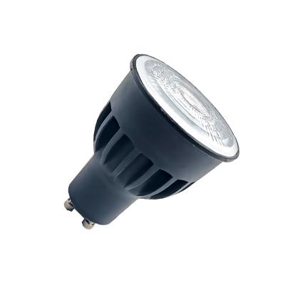 China Non Dimmable 8w GU10 LED Bulbs Indoor Black GU10 Spotlight 24D Beam Angle 630 Lm for sale