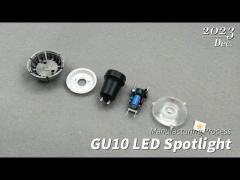 Teco Gu10 Pro 24 Graus 3000k 500lm Ra98 Dimmable Gu10 lâmpadas LED