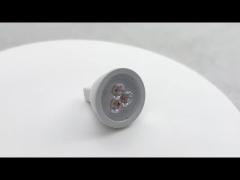 3W MR11 lâmpadas LED 4000K 12V Ra90 Dimmable GU4 LED Foco 24 Graus ângulo de feixe