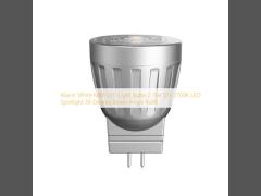 Warm White MR8 LED Light Bulbs  2.5W 12V 2700K LED Spotlight 36 Degree Beam Angle Ra90