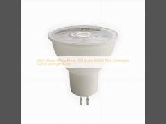 12V lâmpadas LED brancas quentes MR16 6000K não apagáveis GU5.3 lâmpadas de luz