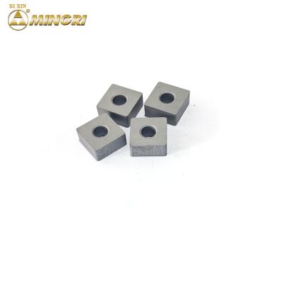 China Hardness 12.7*12.7*6.5mm Chian Saw Machine Tungsten Carbide Insert / Tungsten Carbide Tips For Stone Cutting for sale