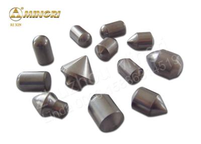 China Auger Drill Cemented Carbide Buttons / Bullet Teeth For Mining Drill Bits for sale