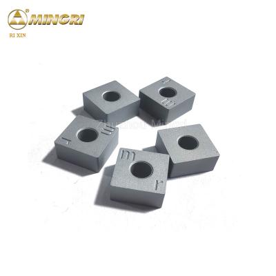 China Hardheid HRA 85-90.5 Wolframcarbide-inleggingen voor het snijden van steen in granit en marmer for sale