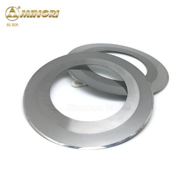 China El cortador del disco del carburo cementado del tungsteno acanaló la cuchilla de cuchillo que rajaba de papel en venta