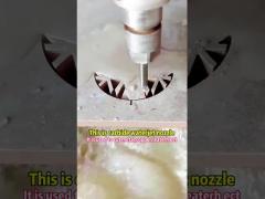 Tungsten Cemented Carbide Waterjet Cutting Nozzle Cutting Rubber