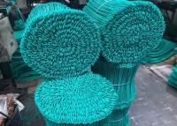 China 2000Pcs PVC Coated 1.2mm BWG22 Loop Tie Wire For Garden for sale
