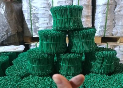China Double Loop PVC Coated 16GA 17GA Q195 Bar Tie Wire for sale