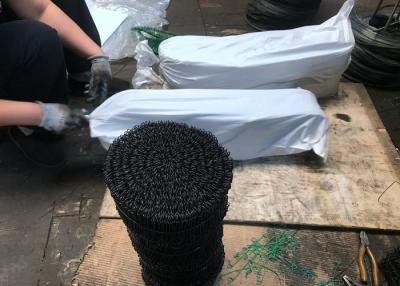 Cina Il doppio PVC del ciclo 12 DWG 1Kg ha ricoperto il cavo temprato nero del tondo per cemento armato  in vendita