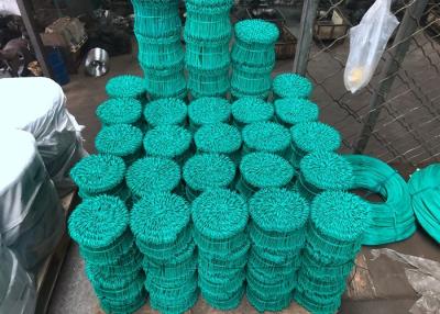 Cina Il PVC molle d'acciaio a basso tenore di carbonio di 1000pcs 17G ha ricoperto il cavo del legame in vendita