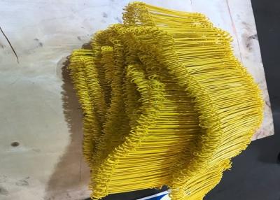 Cina Il PVC verde giallo di 3.5lbs BWG8 Q235 ha ricoperto il cavo del legame in vendita