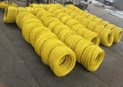 Cina Il PVC verde giallo di 3.5lbs BWG8 Q235 ha ricoperto il cavo del legame in vendita