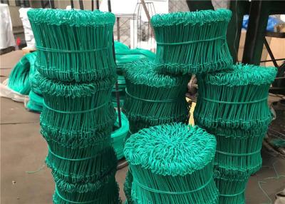 Cina Il PVC BWG8 ha ricoperto/doppio cavo galvanizzato del legame del tondo per cemento armato del ciclo in vendita