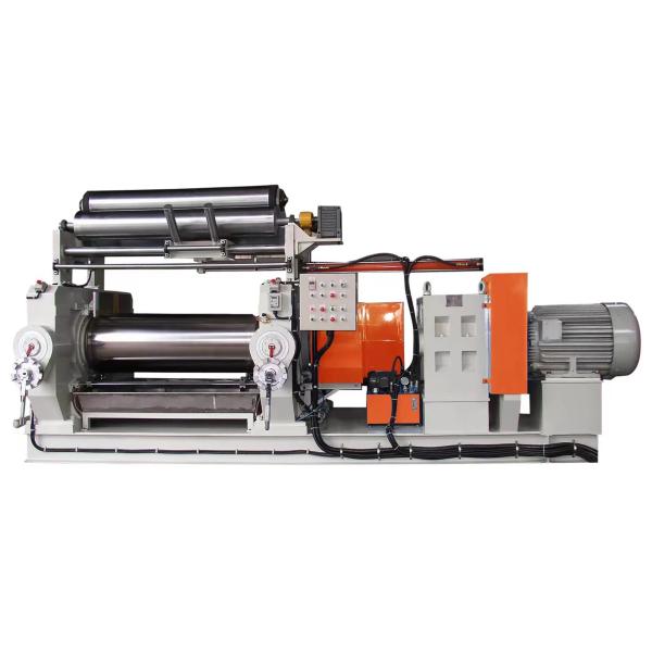Quality 22kw Lab Rubber Mixing Mill 12 Inch Open Two Roll Mill For Rubber Compounding for sale