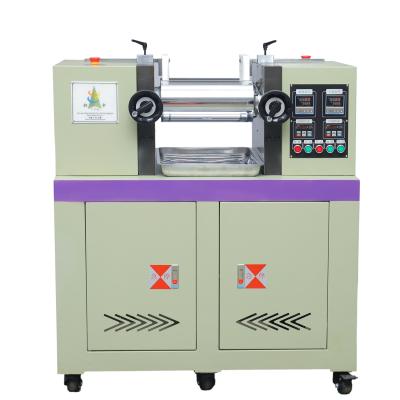 China Dual Inverter Rubber Open Type Mixing Mill 6 Inch With Double Rollers for sale