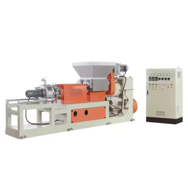 Quality 65 - 100kg/H Laboratory Granulator Two Wrist Rubber Plastic Extrusion Granulator for sale