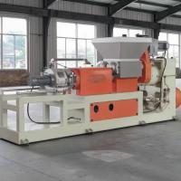 Quality Industrial Rubber Plastic Granulator Machine 165mm Screw Double Cone Extrusion for sale
