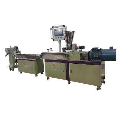 China Custom Twin Screw Granulator Machine 4kW 21.7mm Screw Diameter for sale