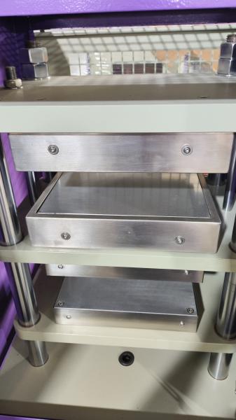 Quality Custom 500x500mm Rubber Plate Vulcanizing Machine PLC Control Vulcanization for sale