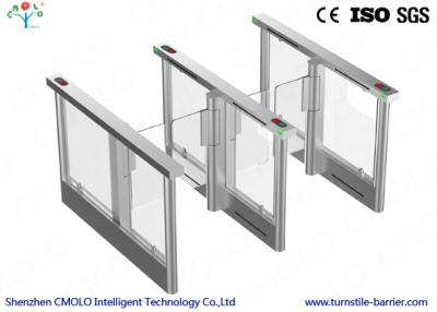 China Electrical Security Flap Gate Turnstile Entrance With Ir Sensors for sale