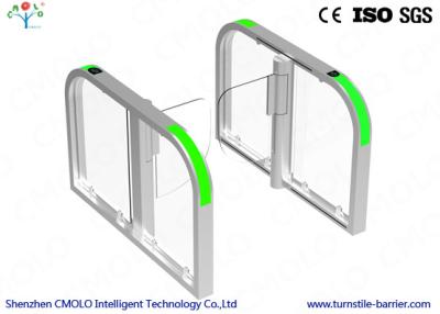 China Glass Lane Speed Gate Turnstile with RS485 / RS232 Interface for sale