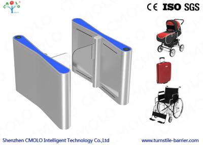 China Intelligent Speed Gate Turnstile Systems , controlled access swing barrier gate For Pedestrian for sale