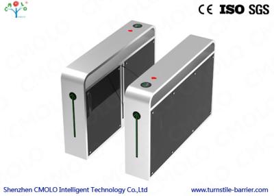 China Optical Luggage Flap Barrier Turnstile Gate Systems with IR Sensor for sale