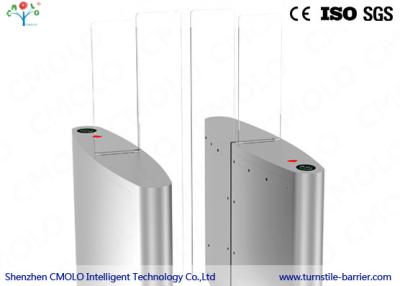 China Intelligent Flap Barrier Turnstile Gate with Alarm Warning / DSP Chip for sale