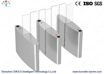 China Biometric Entrance Control Optical Turnstiles For Office Building for sale