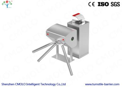 China Outdoor Train Station Tripod Barrier Turnstiles With Coin Device for sale