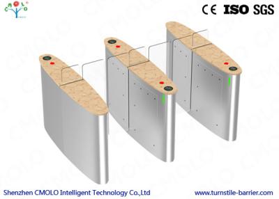 China Full Height Sliding Speed Gate Turnstile Barrier , Stainless Steel Turnstiles for sale