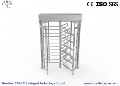 China Single Pedestrian Lane turnstile full height gate with Electric Device for sale