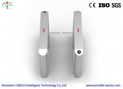China Waist Height Security Flap Turnstile Barrier Gate for Pedestrian Passing for sale