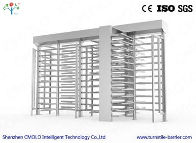 China Electronic 3 Channel Full Height Turnstile , Pedestrian Turnstile Gate for sale