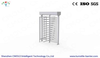 China Semi-automatic 4 Rotors Cross Stainless Steel Full Height Turnstile Gate for sale