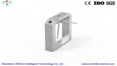 China Semi-auto Bridge Office Tripod Turnstile Gate With Fingerprint Recognition Access Control Door for sale