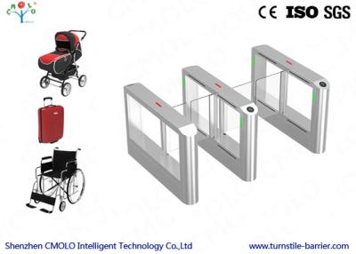 China Entrance Security Turnstile Access Control , Indoors Stainless Steel Turnstiles for sale