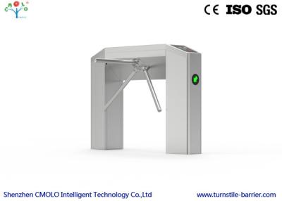 China Security Waist High Bi - Directional Rfid Turnstile Revolving Gate Highly Effective for sale