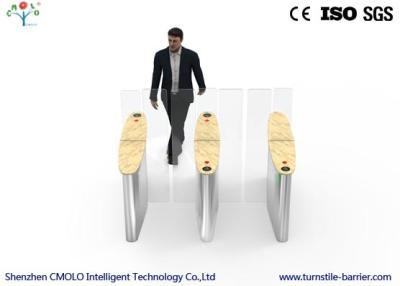 China Standard Access Control System Stainless Steel Turnstiles With Fire Protection for sale