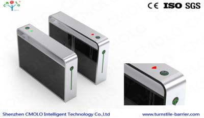 China Automatic Flap Barrier Turnstile 50 / 60Hz For Business Premises , 100-240VAC for sale