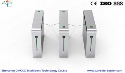 China Controlled Access Flap Barrier Gate Turnstile for Financial Institutions , DC 24V for sale