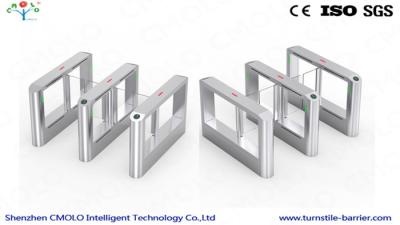 China Double / Single Speedlane Turnstile half height with DC Brushless Motors for sale