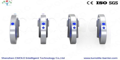 China Half Height Speed Pedestrian Turnstiles Barrier Gate with Sensors And LED Light Display for sale
