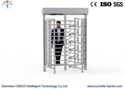 China Entrance Access Full Height Turnstile , 304 Stainless Steel Turnstile Security Gates for sale
