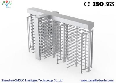 China Automatic Pedestrian Full Height Turnstile , Security Turnstile Gate for Residential Building for sale