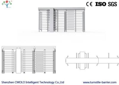 China Security Access Control Turnstile Gate , Revolving Turnstile with Ticketing System for sale